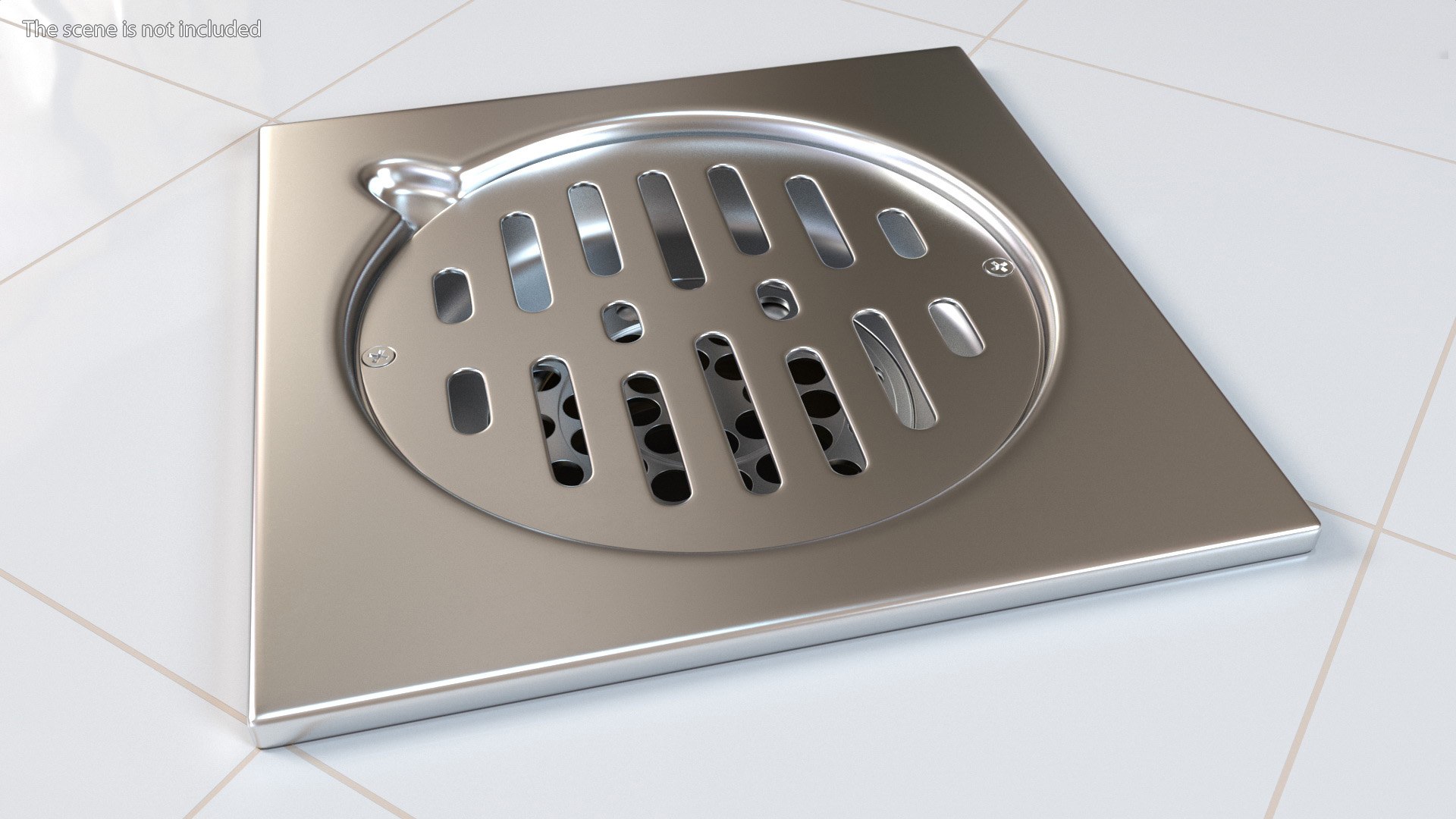 Shower Drain Model - TurboSquid 2040921