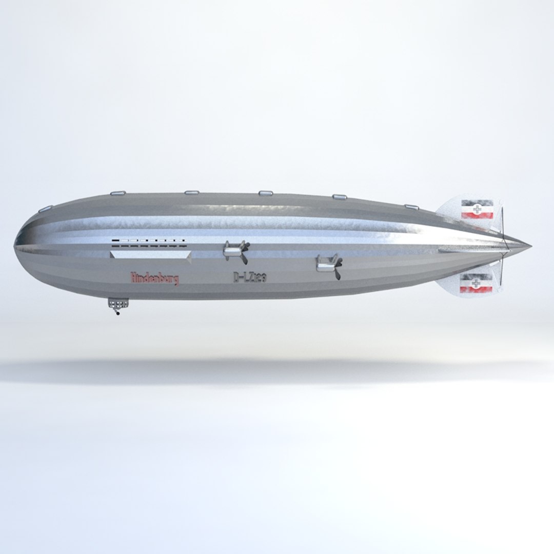 Zeppelin Hindenburg Model - TurboSquid 1653522