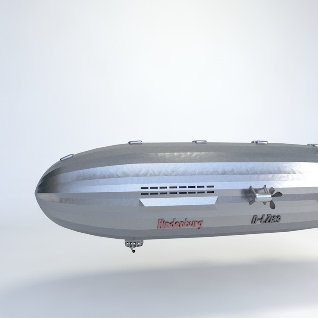 Zeppelin Hindenburg Model - TurboSquid 1653522