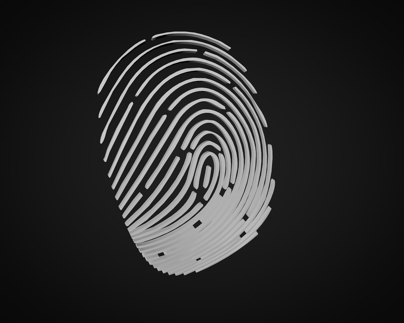 3D Fingerprint Print Finger Model - TurboSquid 1402847