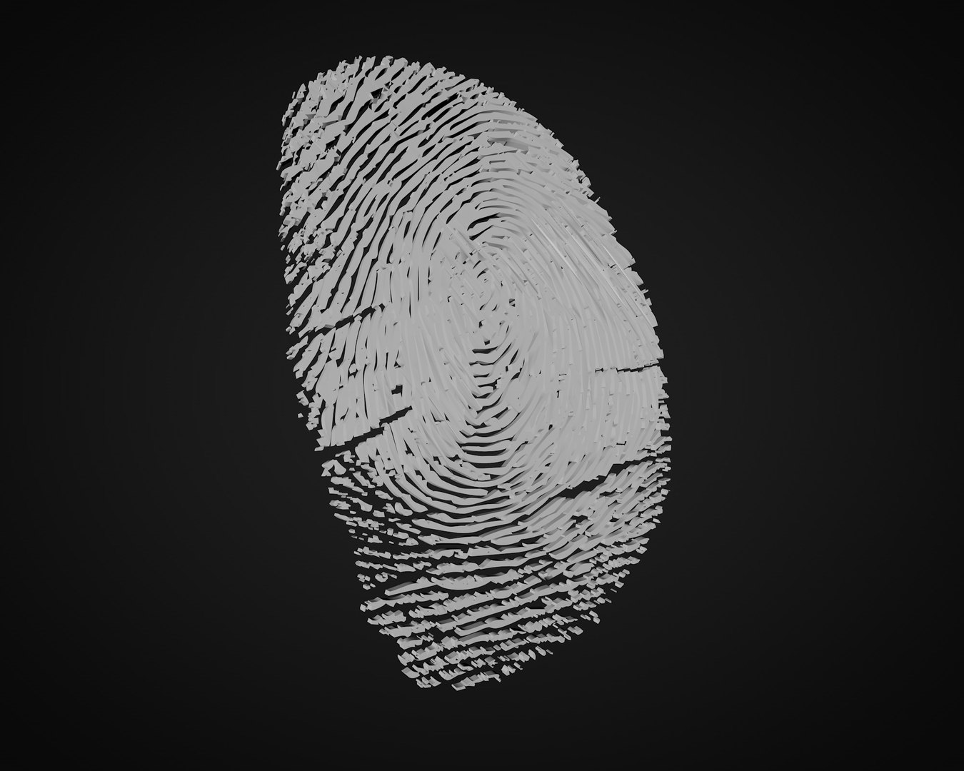 3D Fingerprint Print Finger Model - TurboSquid 1402847