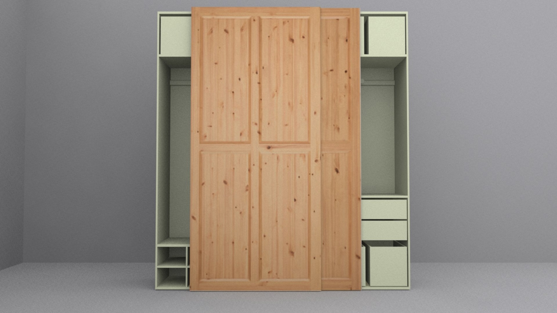 Ikea Hurdal Sliding Door 3ds