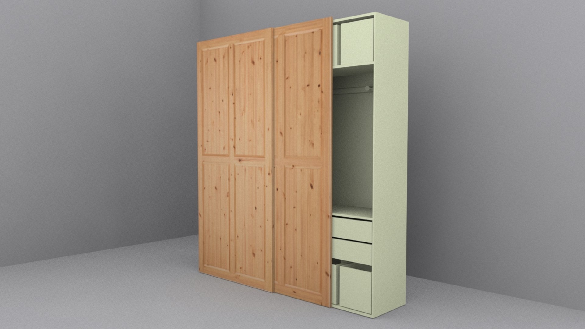 Ikea Hurdal Sliding Door 3ds