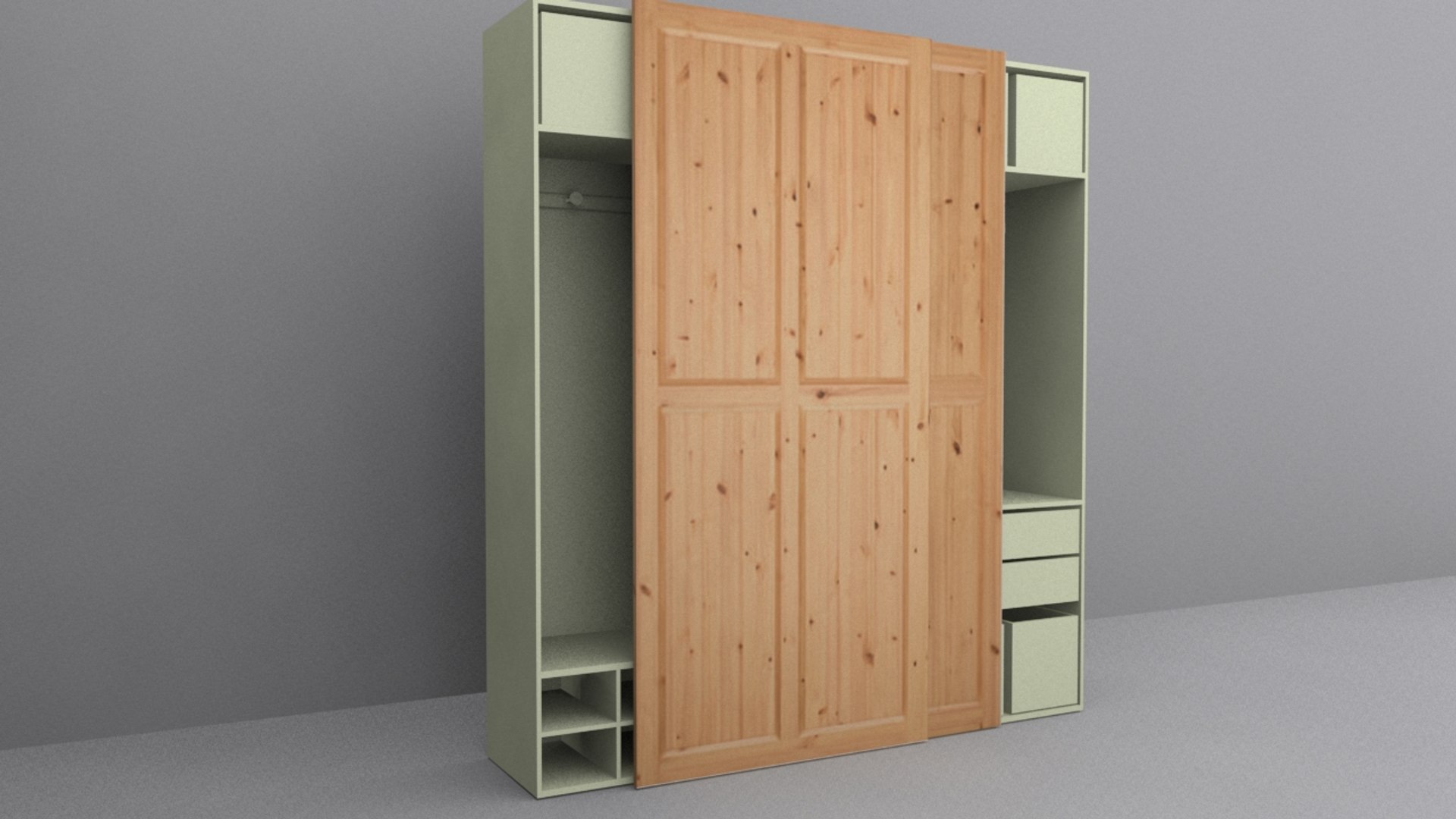 Ikea Hurdal Sliding Door 3ds