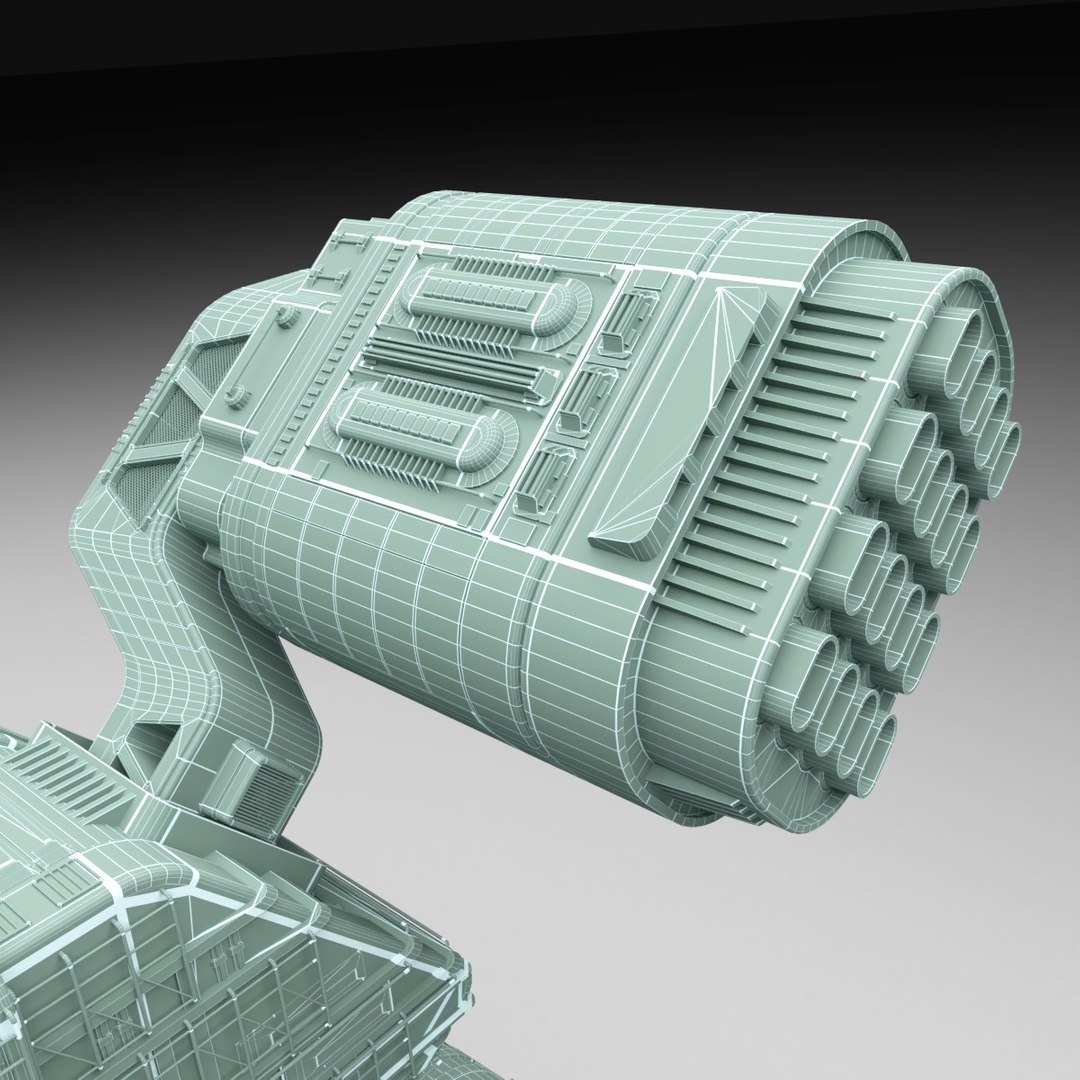 3D Sci-fi Cargo Container Ship - TurboSquid 1251713