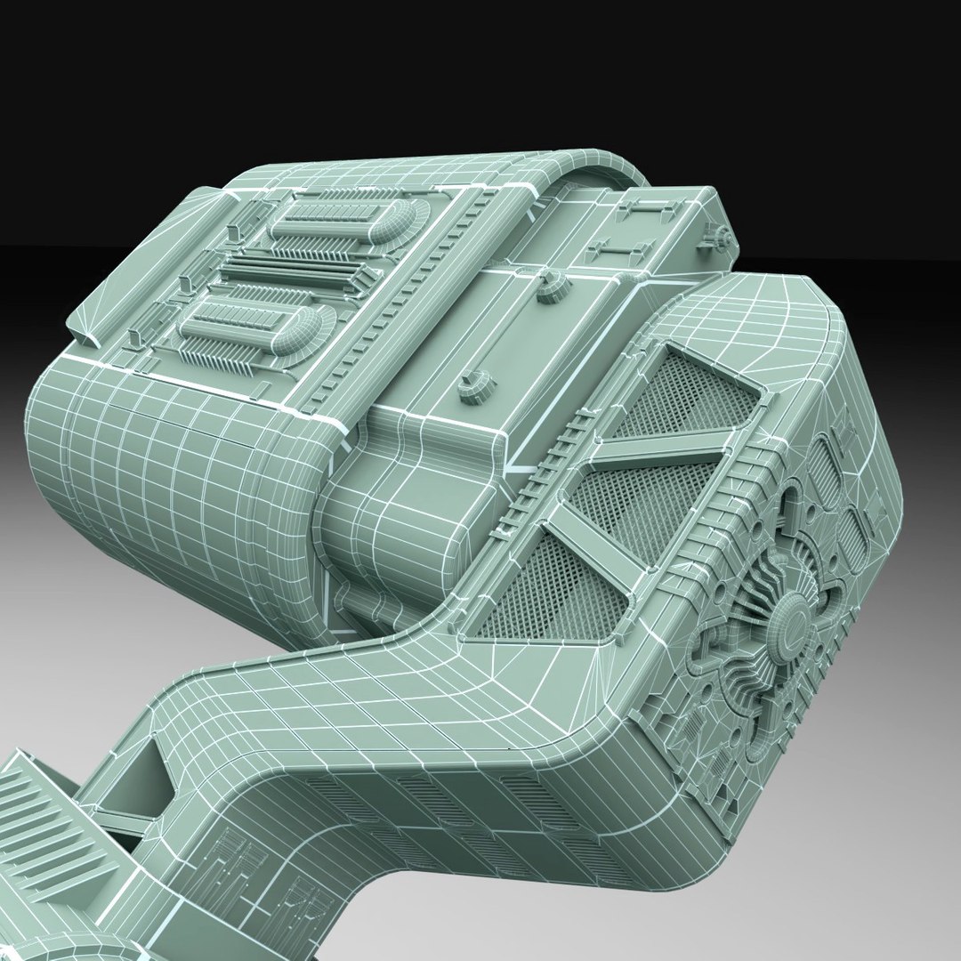 3D Sci-fi Cargo Container Ship - TurboSquid 1251713