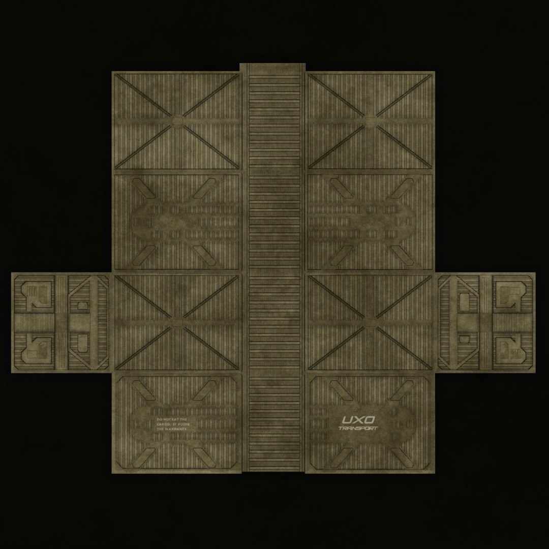 3D Sci-fi Cargo Container Ship - TurboSquid 1251713