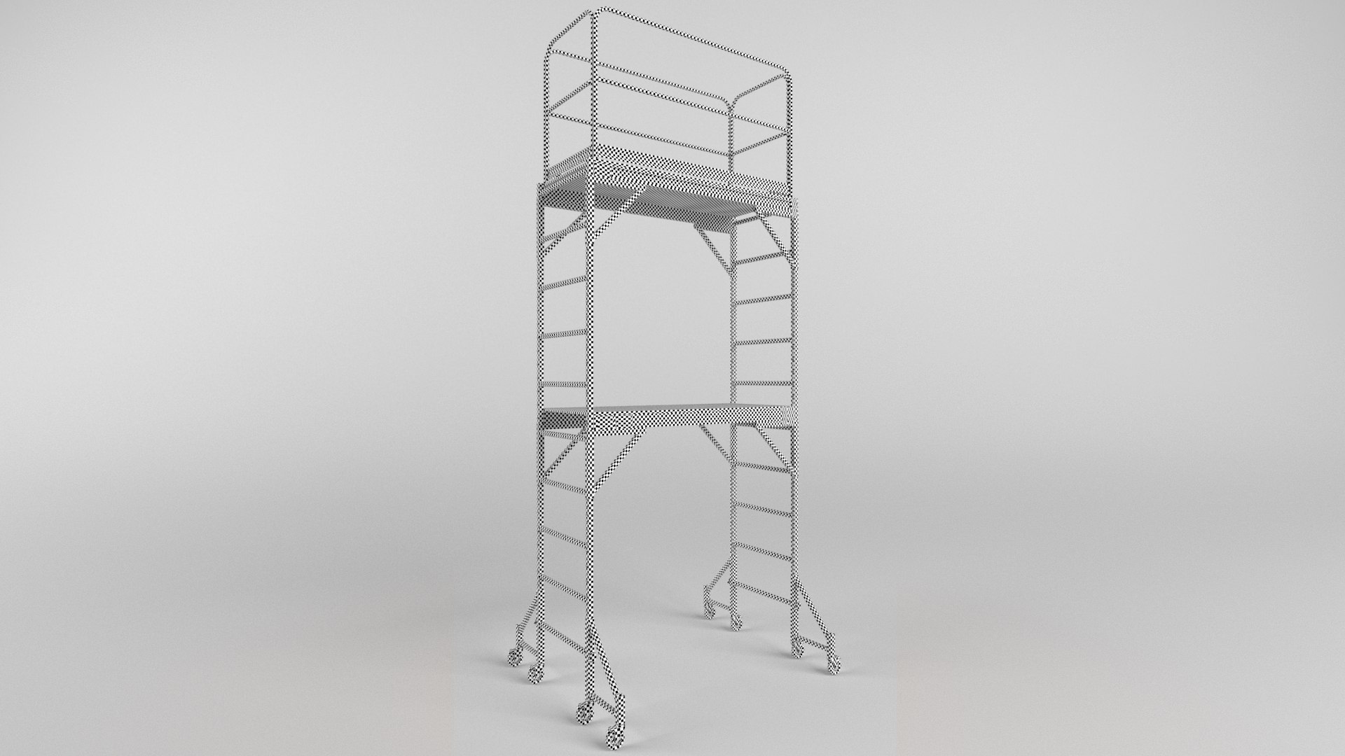 3d Model Scaffold Tower