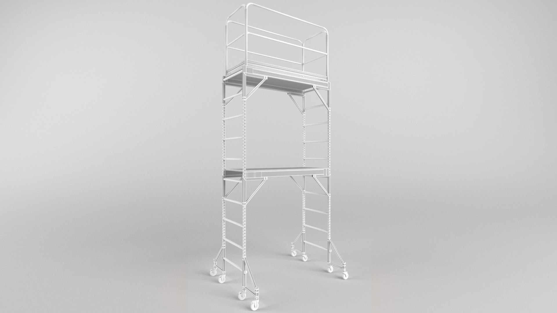 3d Model Scaffold Tower