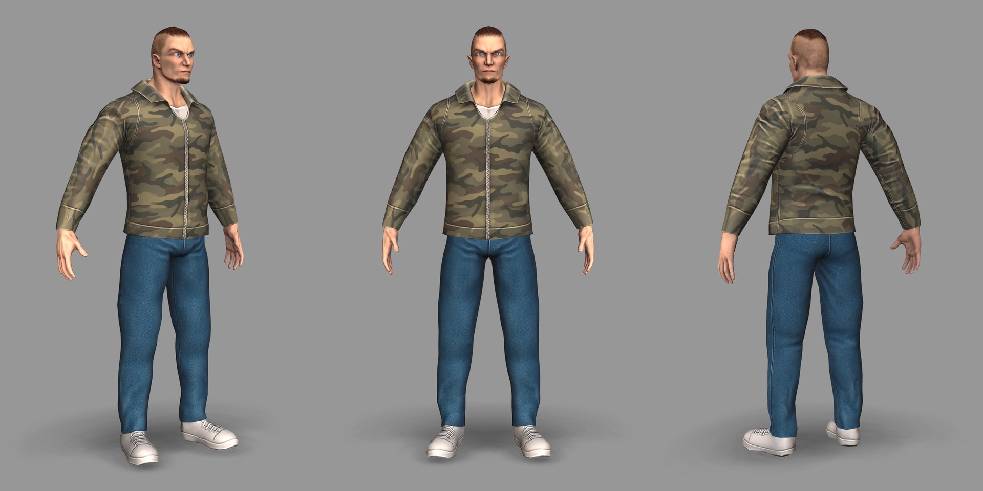 Thug Model - TurboSquid 1292246