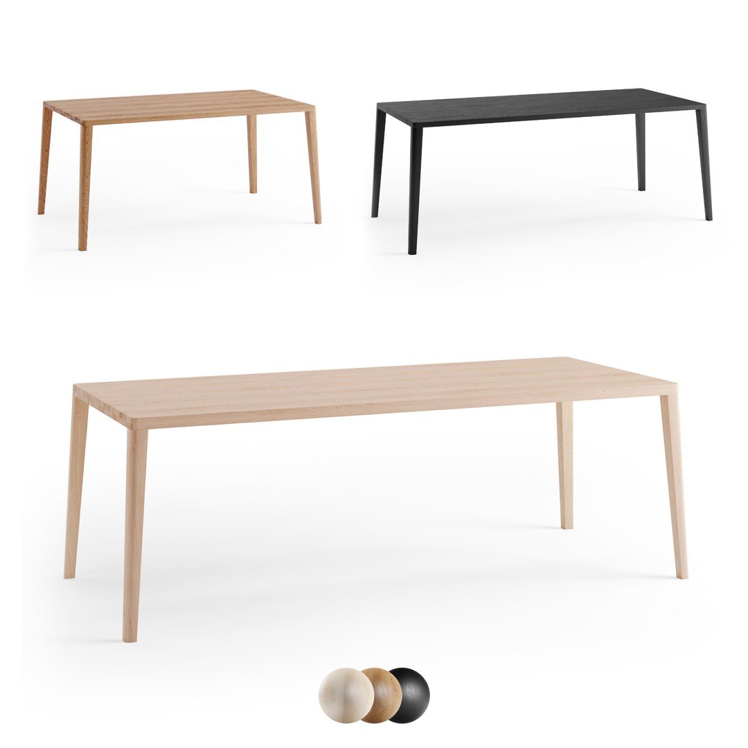 Bolia Dining Table Graceful 3D Model - TurboSquid 2117587