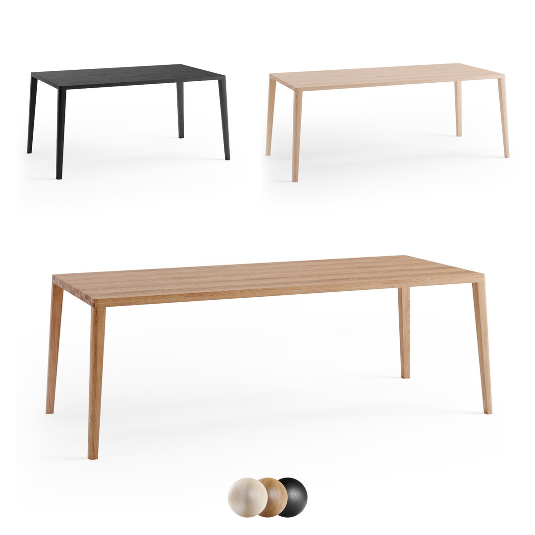 Bolia Dining Table Graceful 3D model - TurboSquid 2117587
