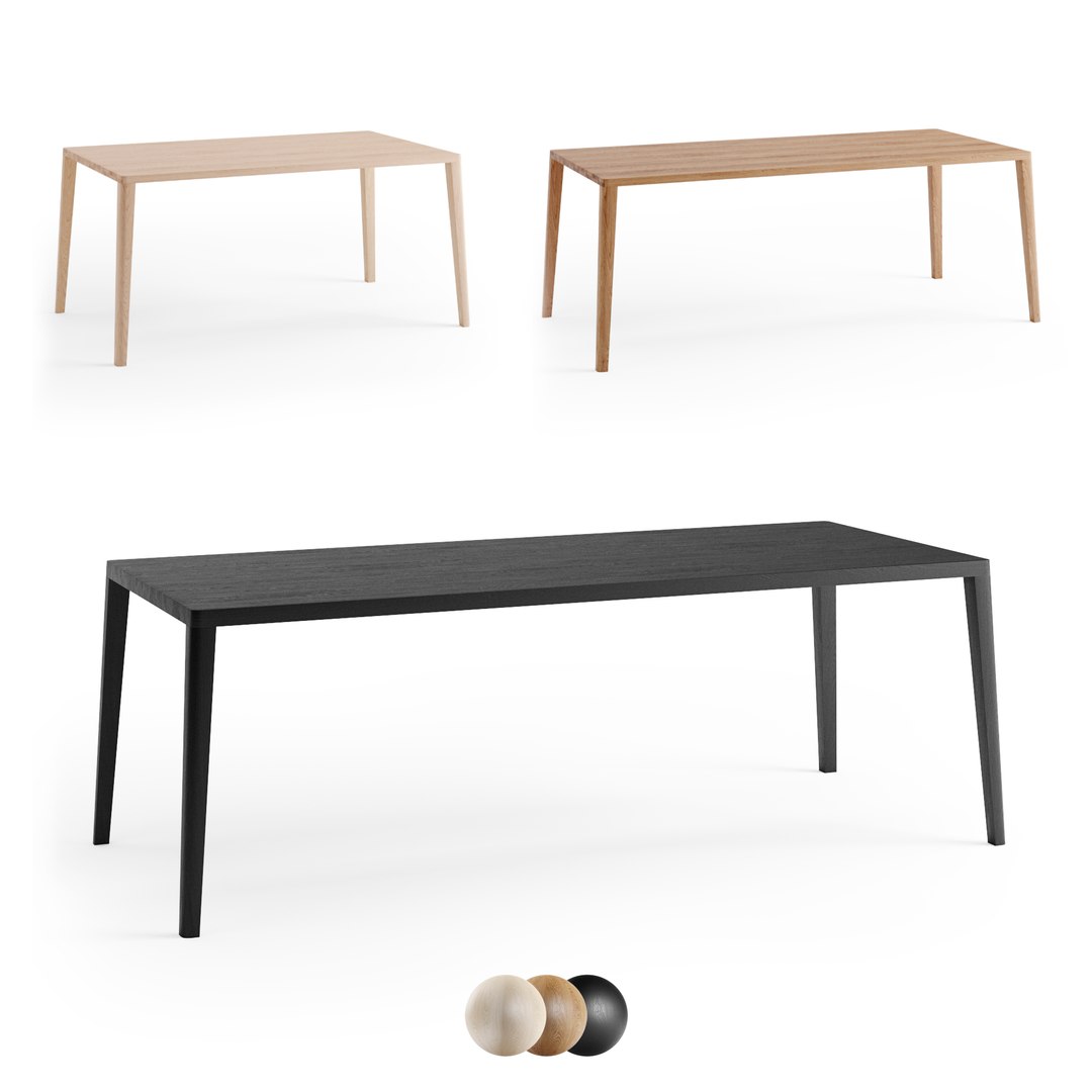 Bolia Dining Table Graceful 3D Model - TurboSquid 2117587