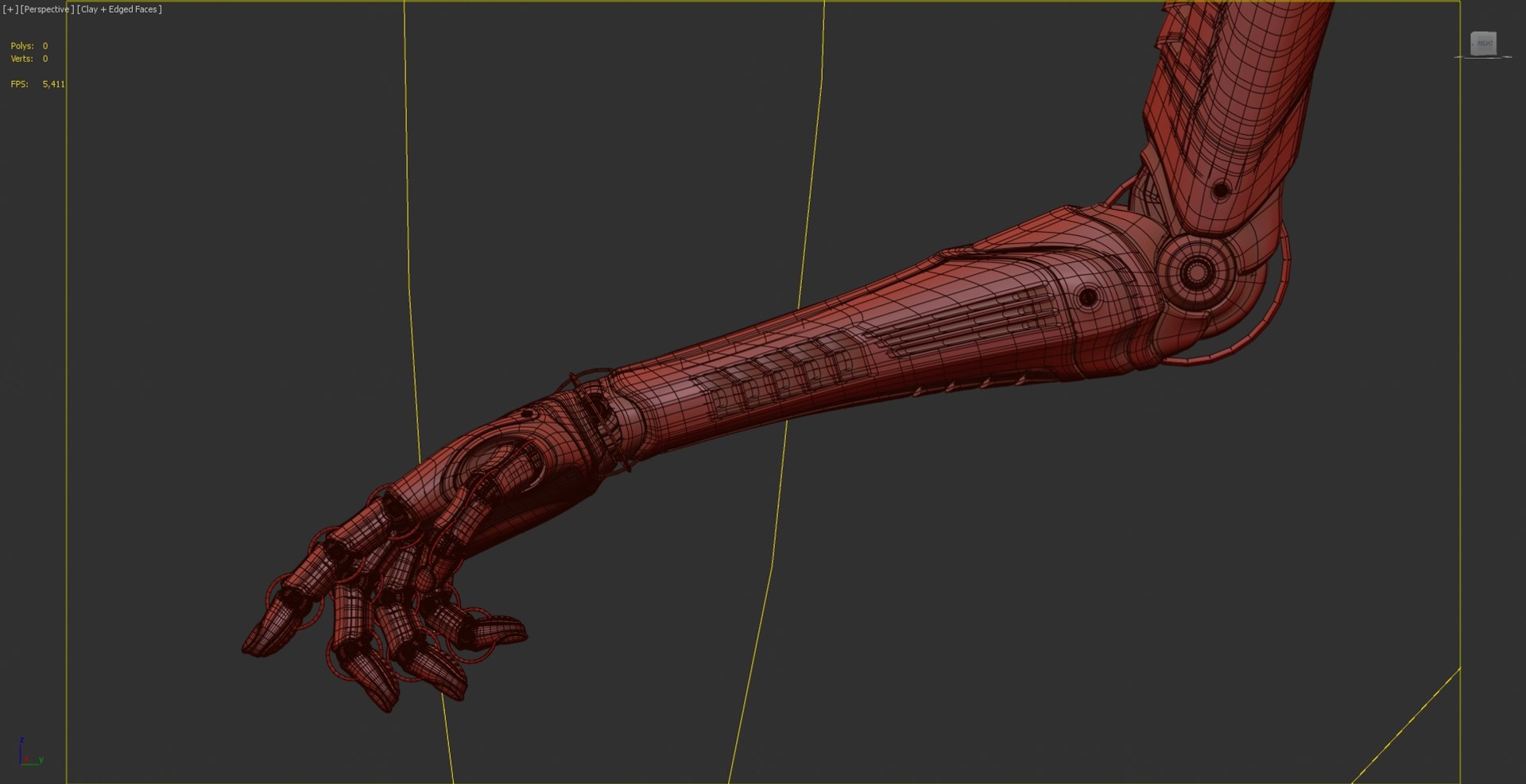 3D Sci - Fi Robot Woman Arm - Rigged - TurboSquid 1863587