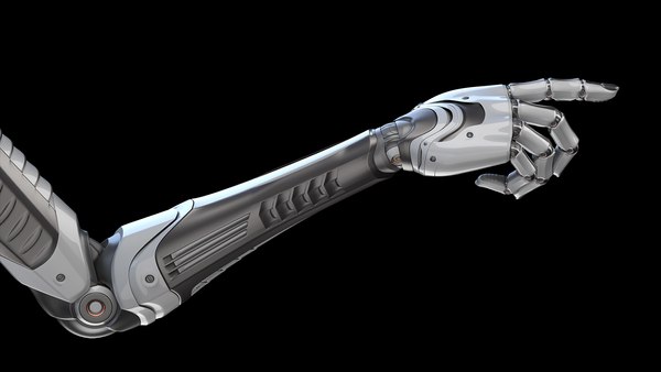 3D Sci - Fi Robot Woman Arm - Rigged - TurboSquid 1863587