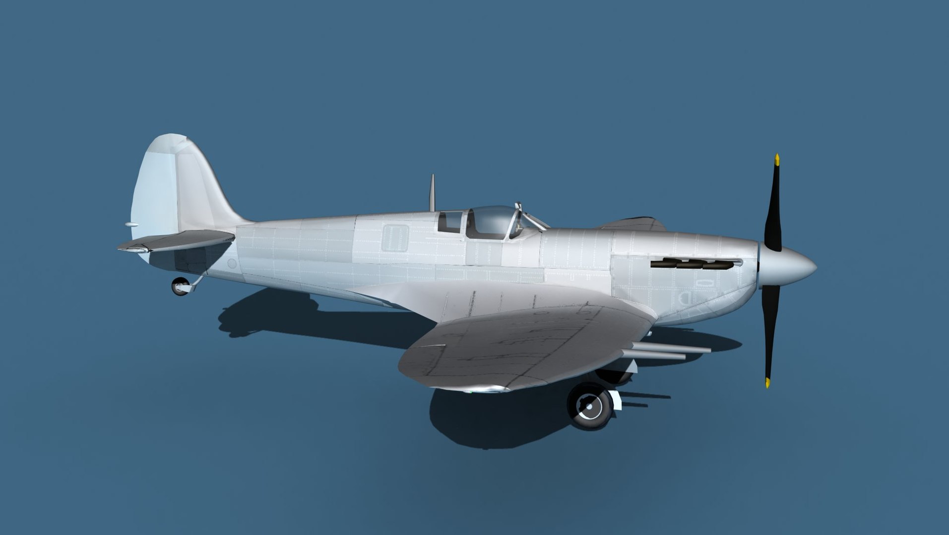 3D Supermarine Spitfire MkVI V00 Model - TurboSquid 1925144