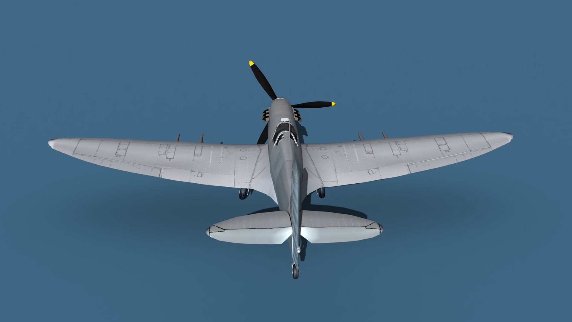 3D Supermarine Spitfire MkVI V00 Model - TurboSquid 1925144