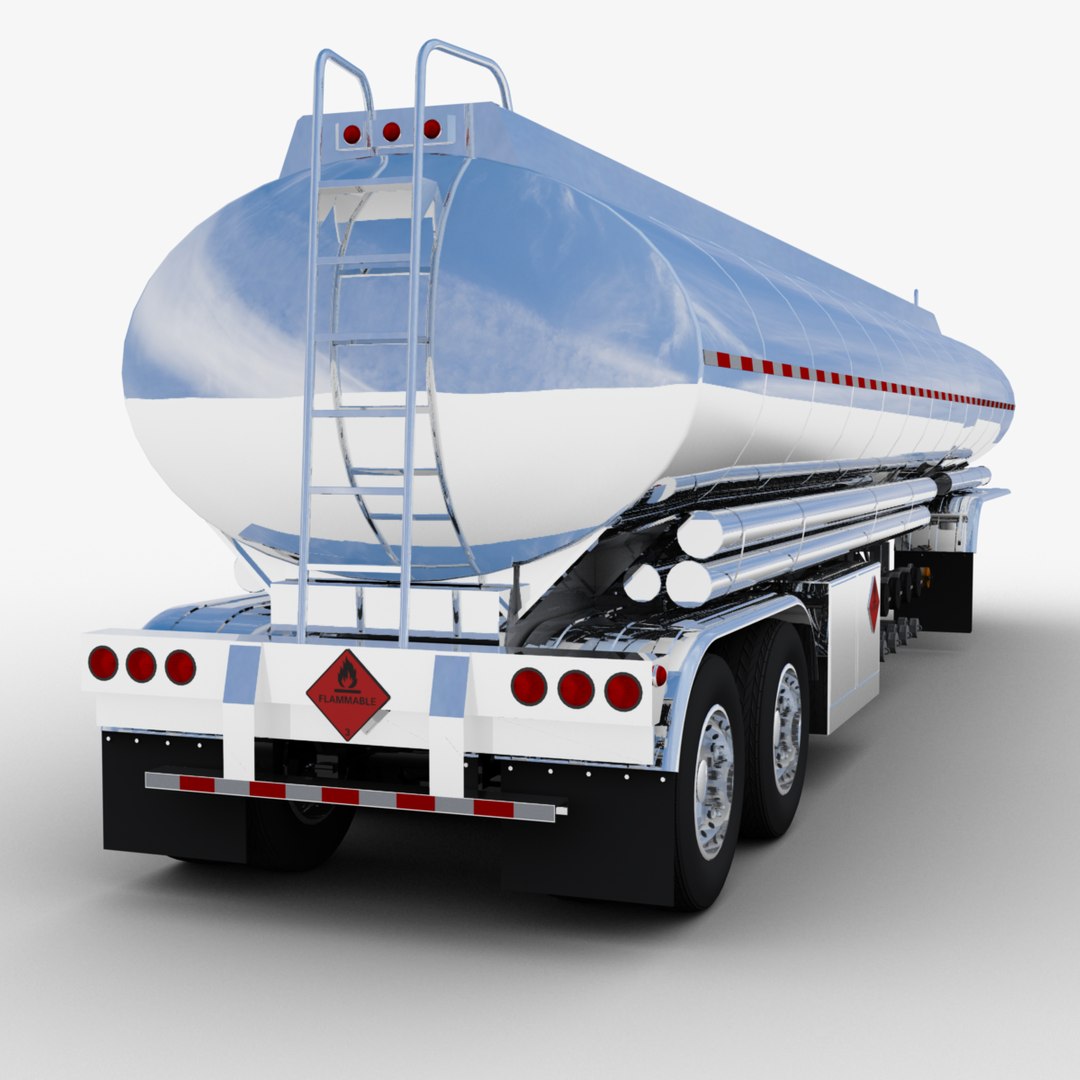 Fuel Tank Semi-trailer Trailer Model - TurboSquid 1236122