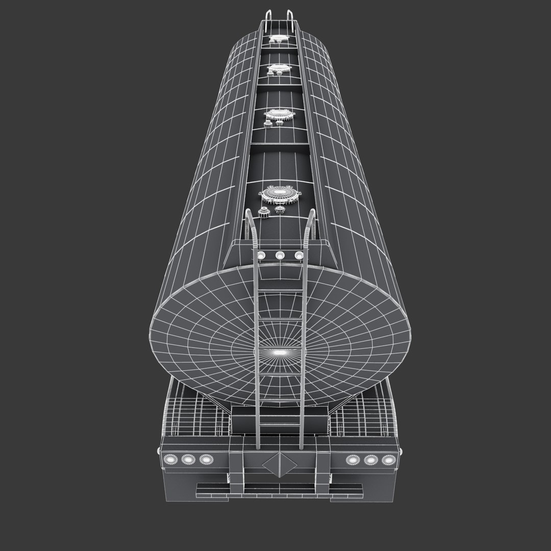 Fuel Tank Semi-trailer Trailer Model - TurboSquid 1236122