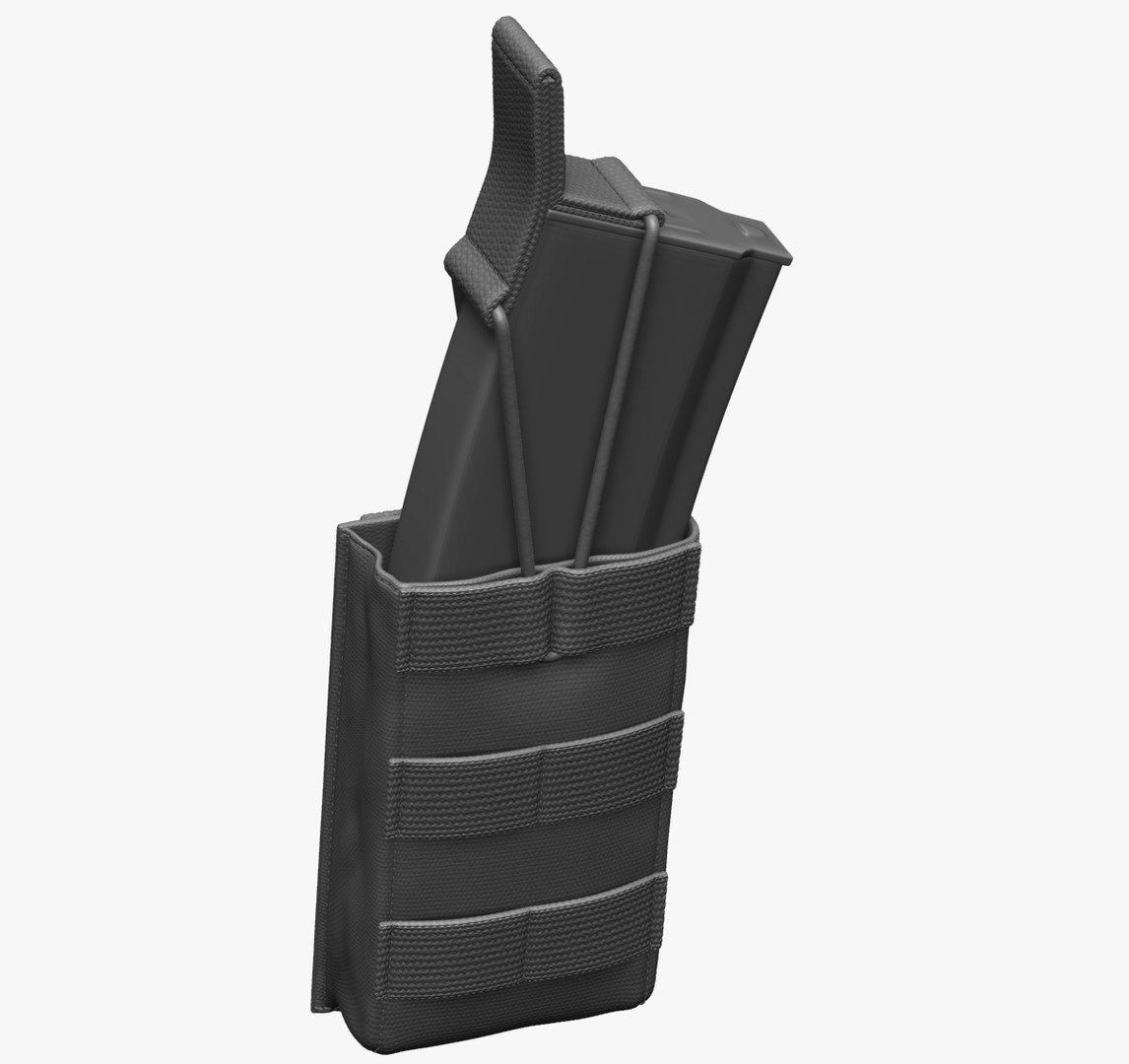 pouch magazine 3d model