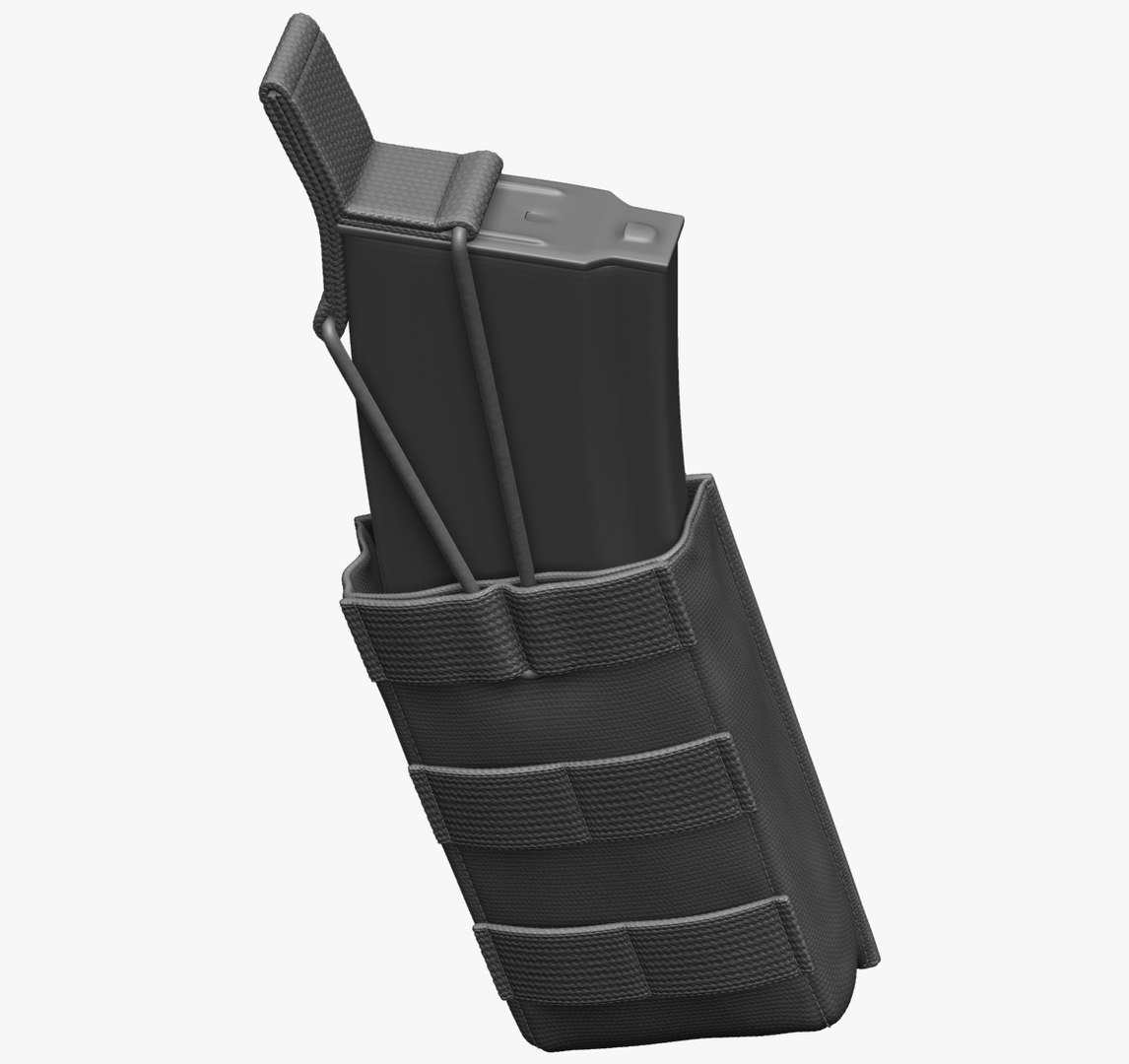 pouch magazine 3d model