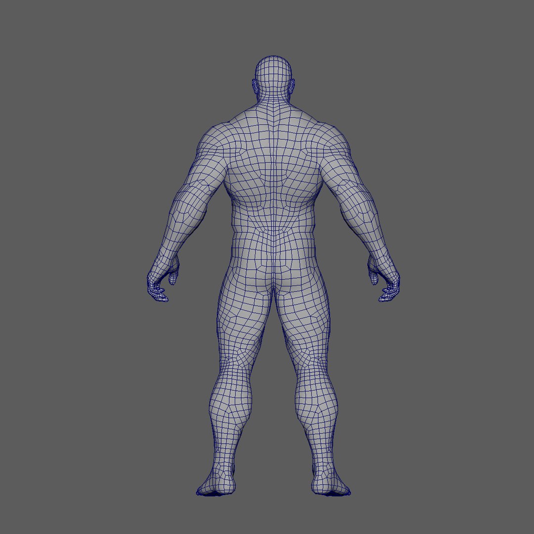 3D Model Man Base Highpoly - TurboSquid 1167004
