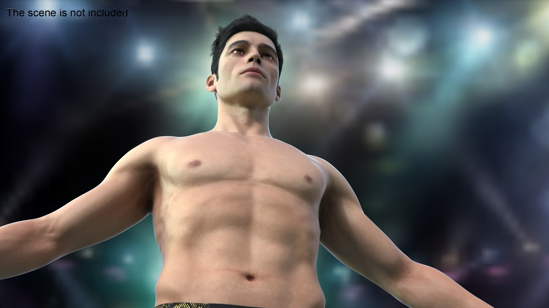 UFC MMA Fighter Character A-Pose Fur 3D Model - TurboSquid 2334010