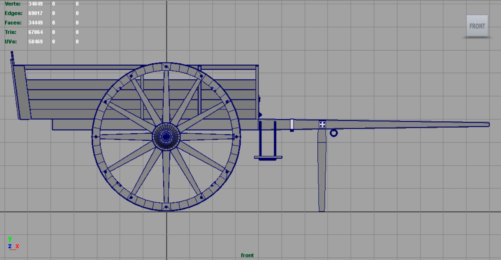Farm Cart 3D - TurboSquid 1152797