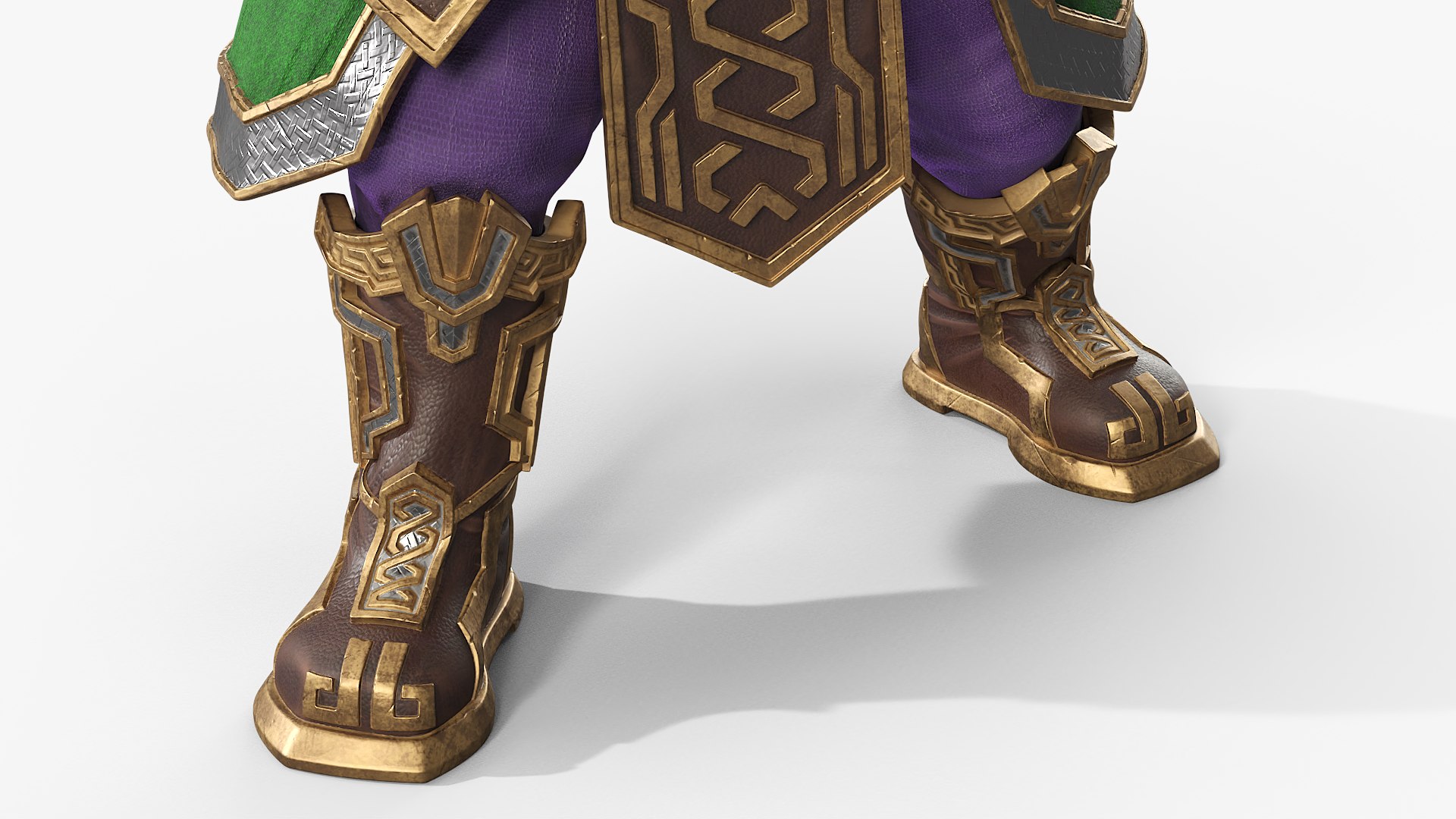 Game Dwarf Character In Battle Pose 3D Model - TurboSquid 2396468