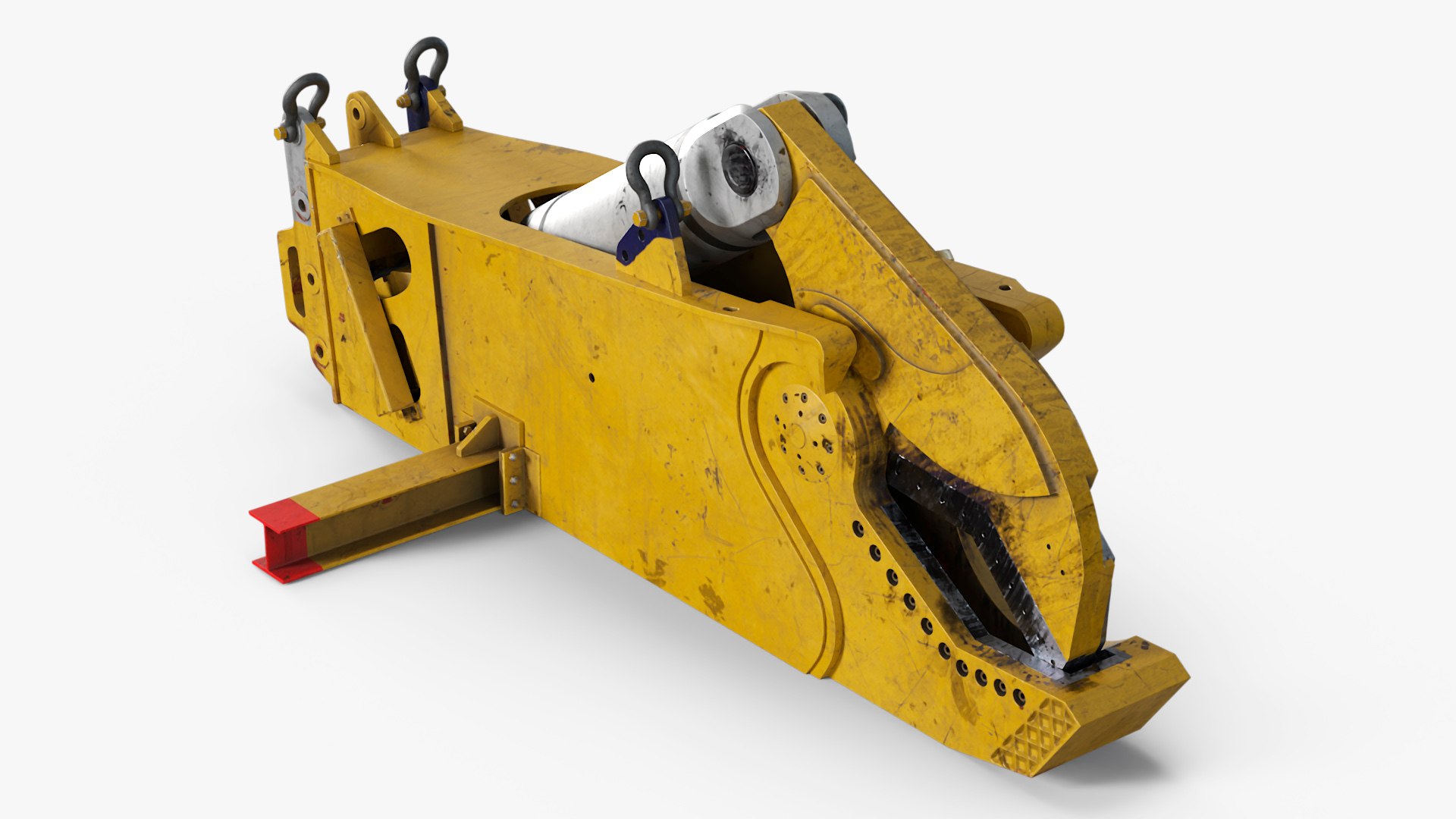 3D Model Underwater Hydraulic Shear Cutter Used Rigged For Maya ...