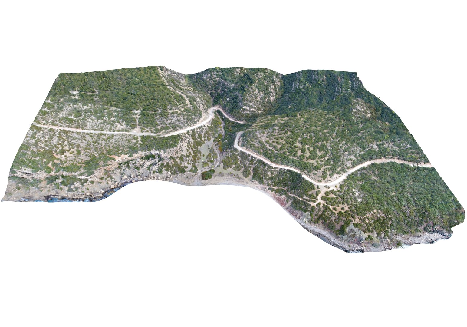 The Coast Of The Tropical Island 3D Model - TurboSquid 1833238