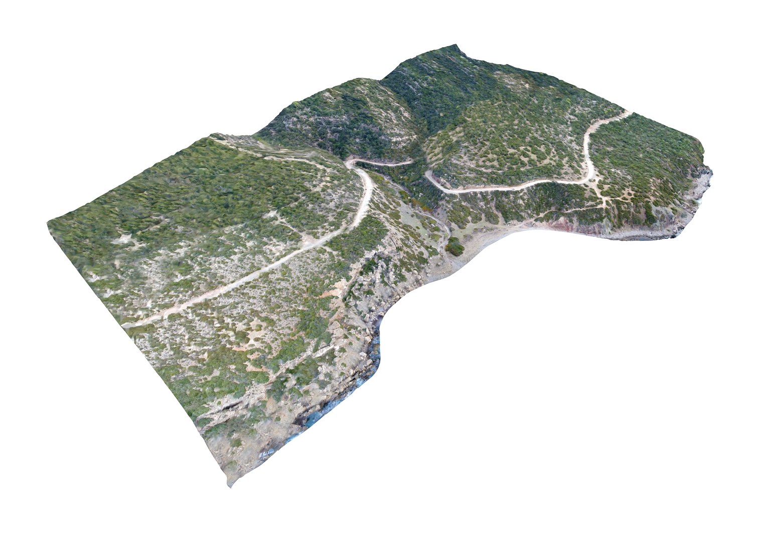 The Coast Of The Tropical Island 3D Model - TurboSquid 1833238