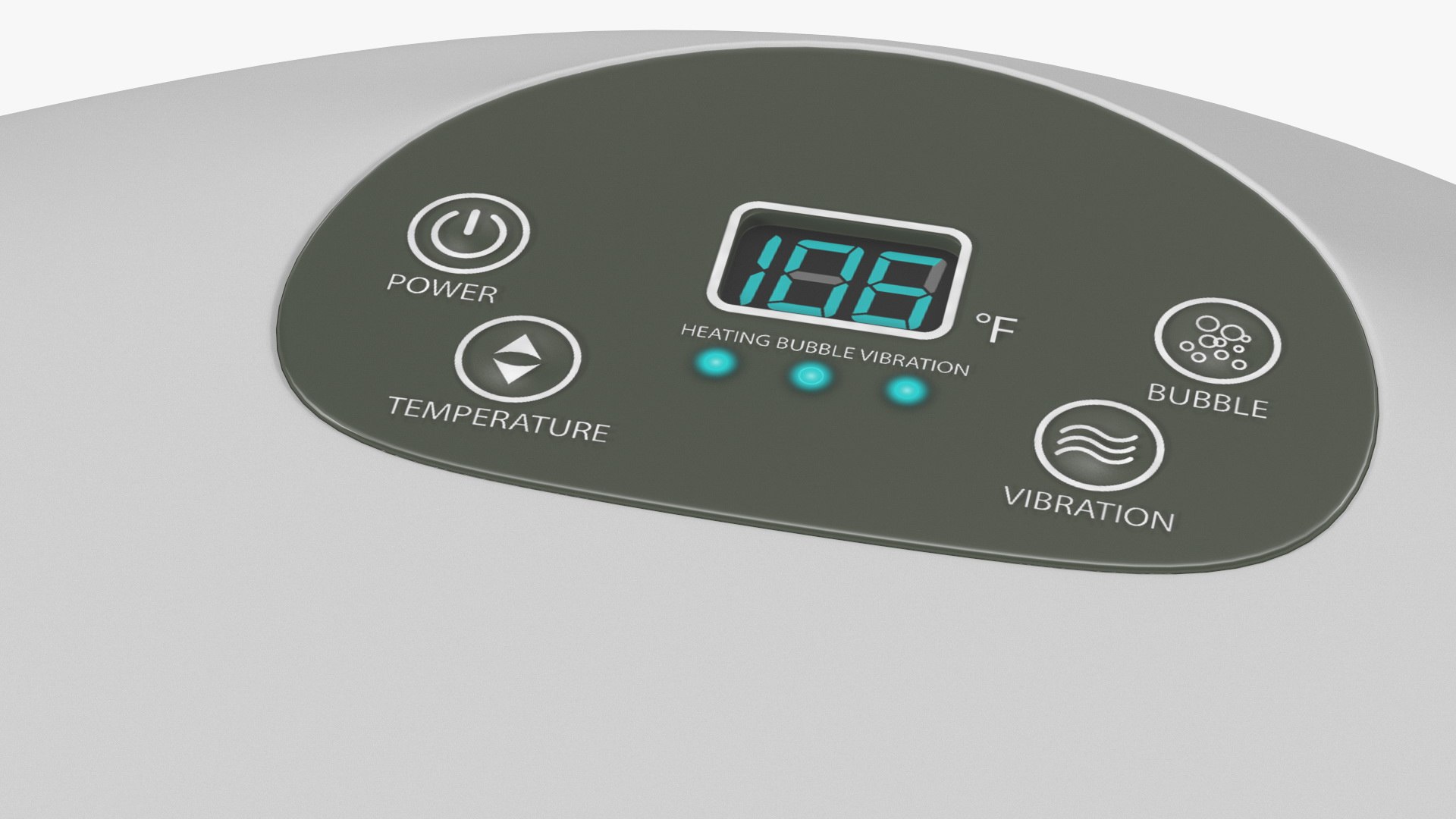 Foot Bath Massager With Water 3D Model - TurboSquid 1769918
