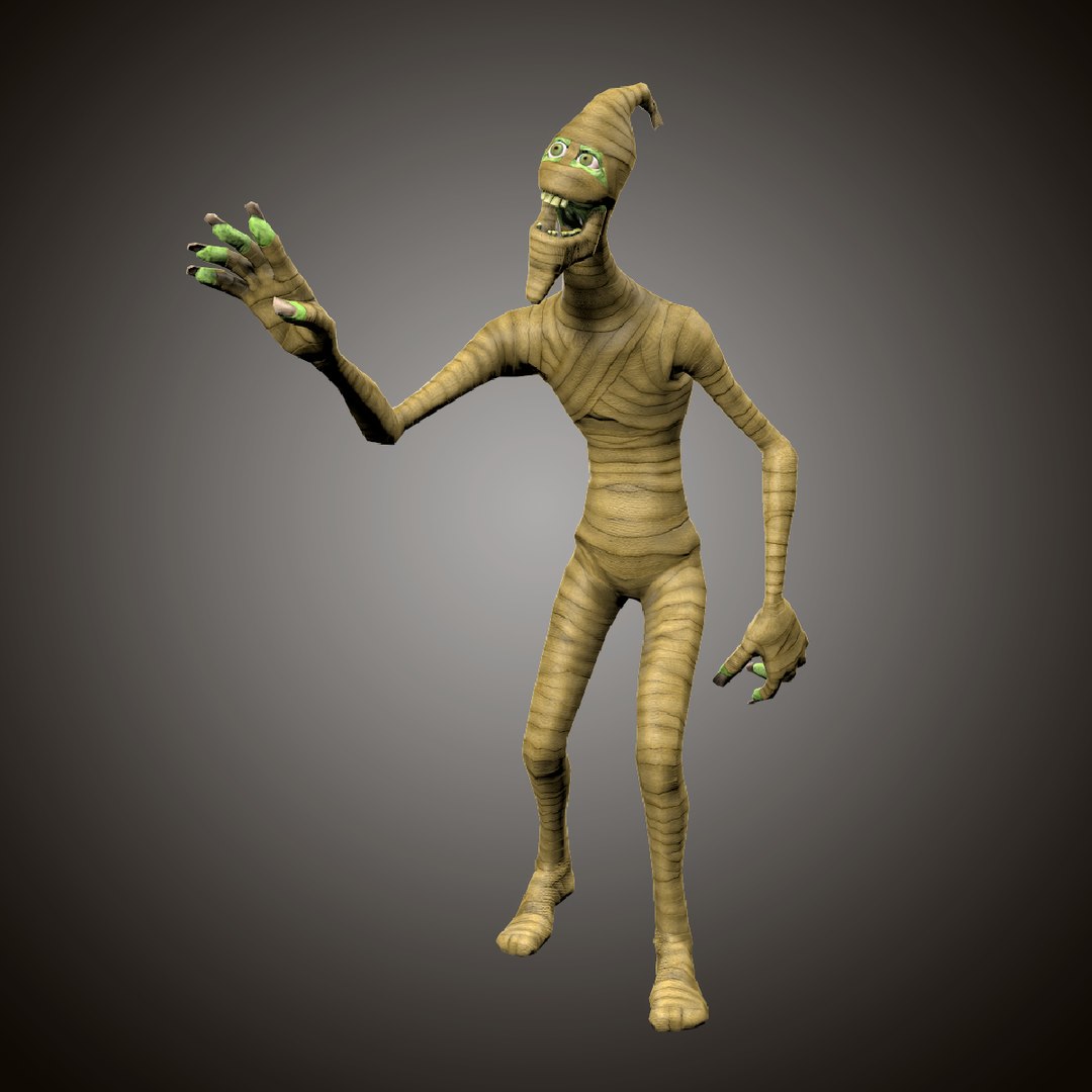 3d Model Cellar Character Animations
