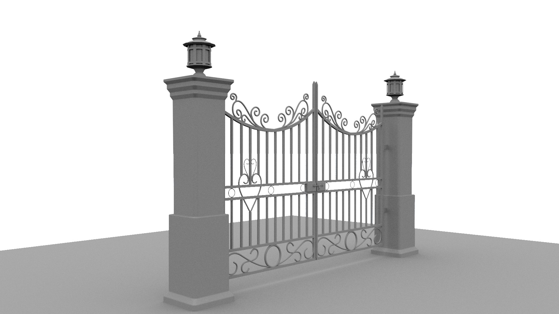 Free Gate 3D Model - TurboSquid 1269883