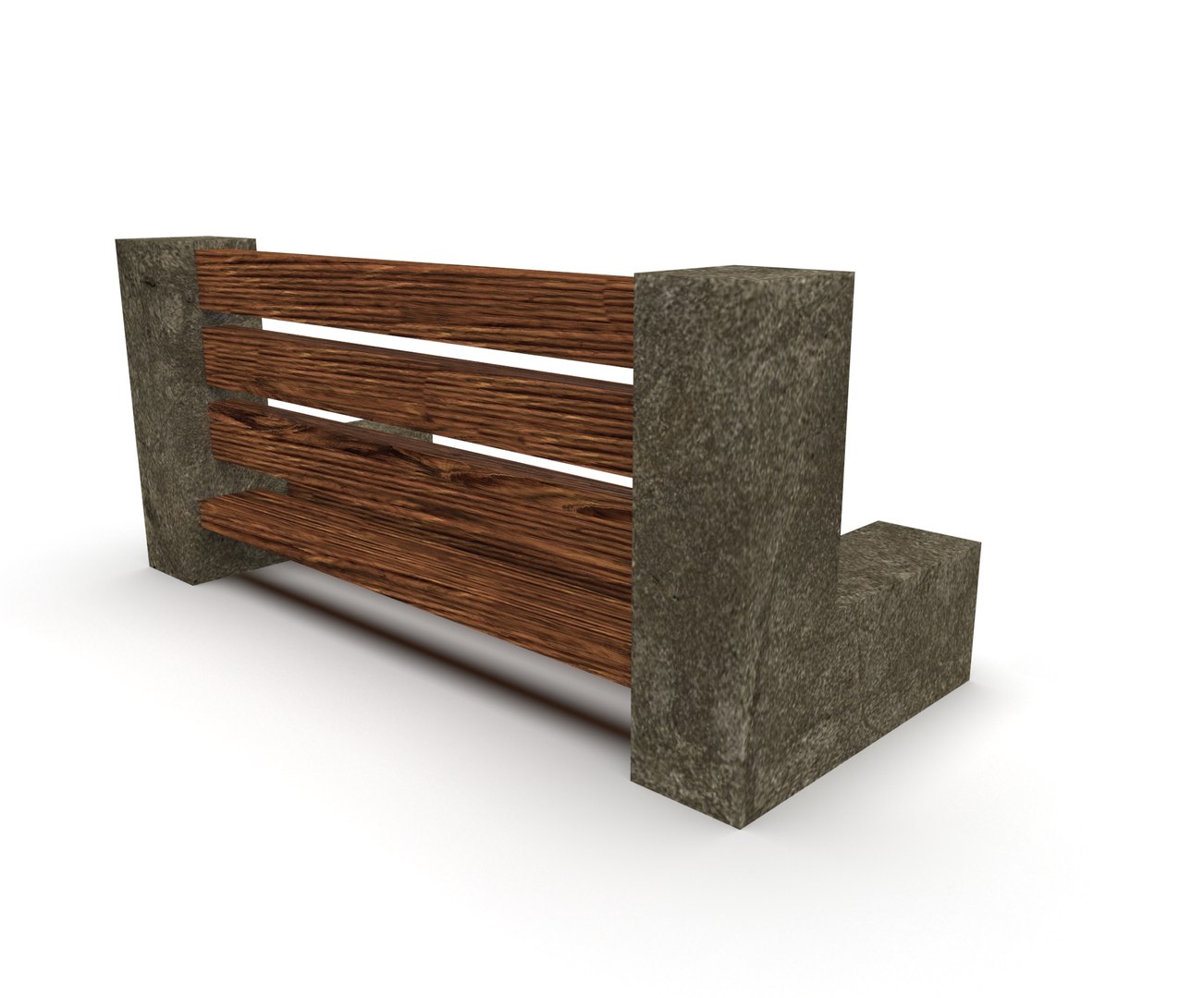 3D bench street asset - TurboSquid 1998237
