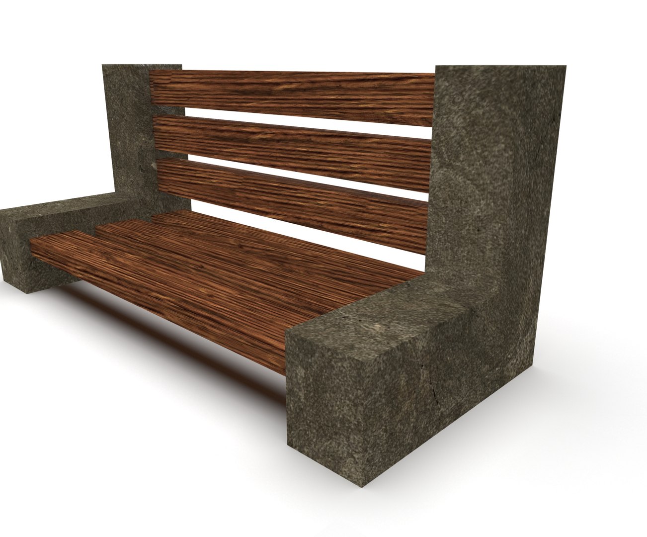 3D bench street asset - TurboSquid 1998237