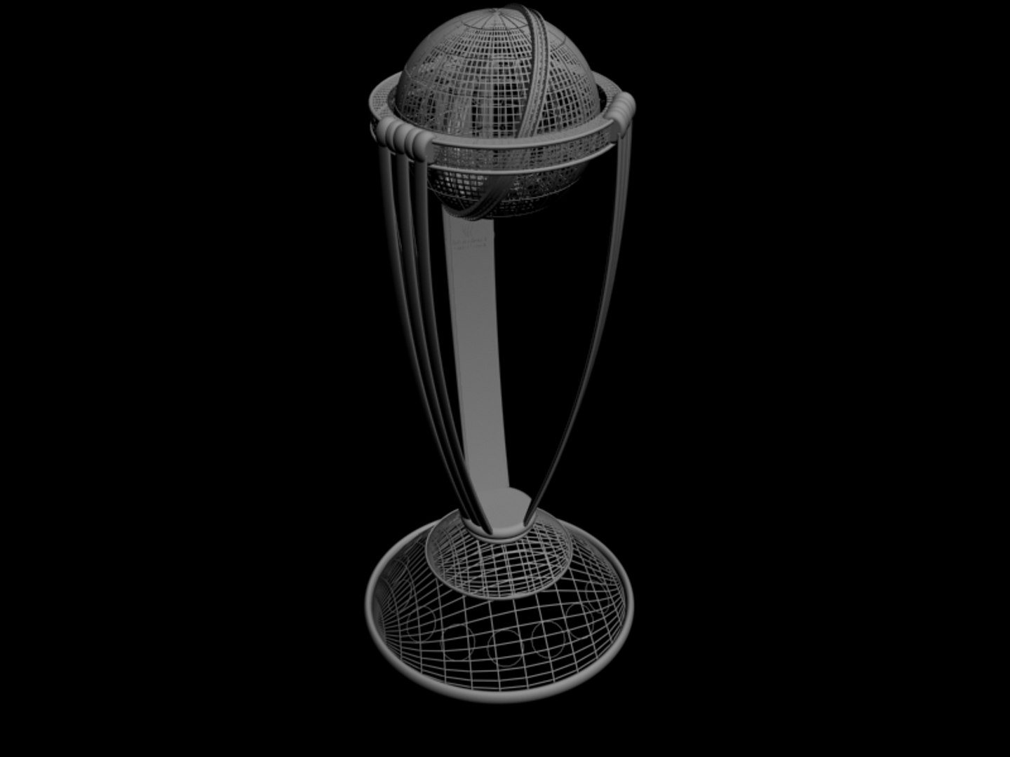 icc trophy 3d model