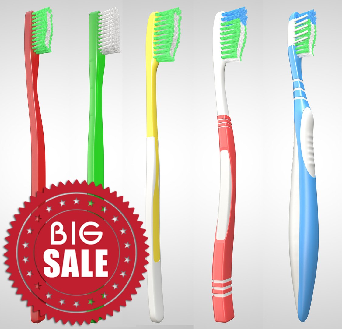 3D Realistic Toothbrush Model - TurboSquid 1165902