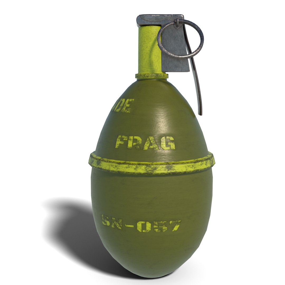 3D Hand Grenade - TurboSquid 2095481