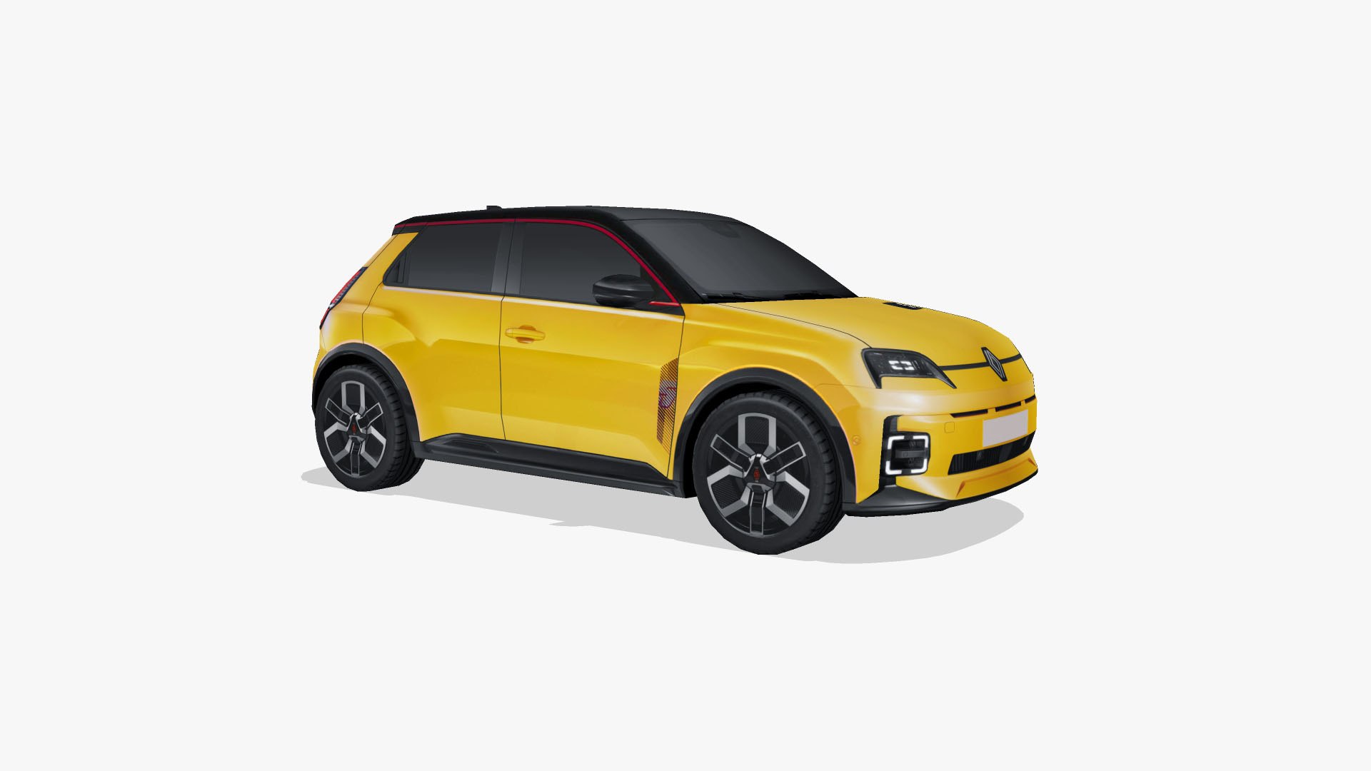 Renault 5 E-Tech 2025 3D Model - TurboSquid 2313752