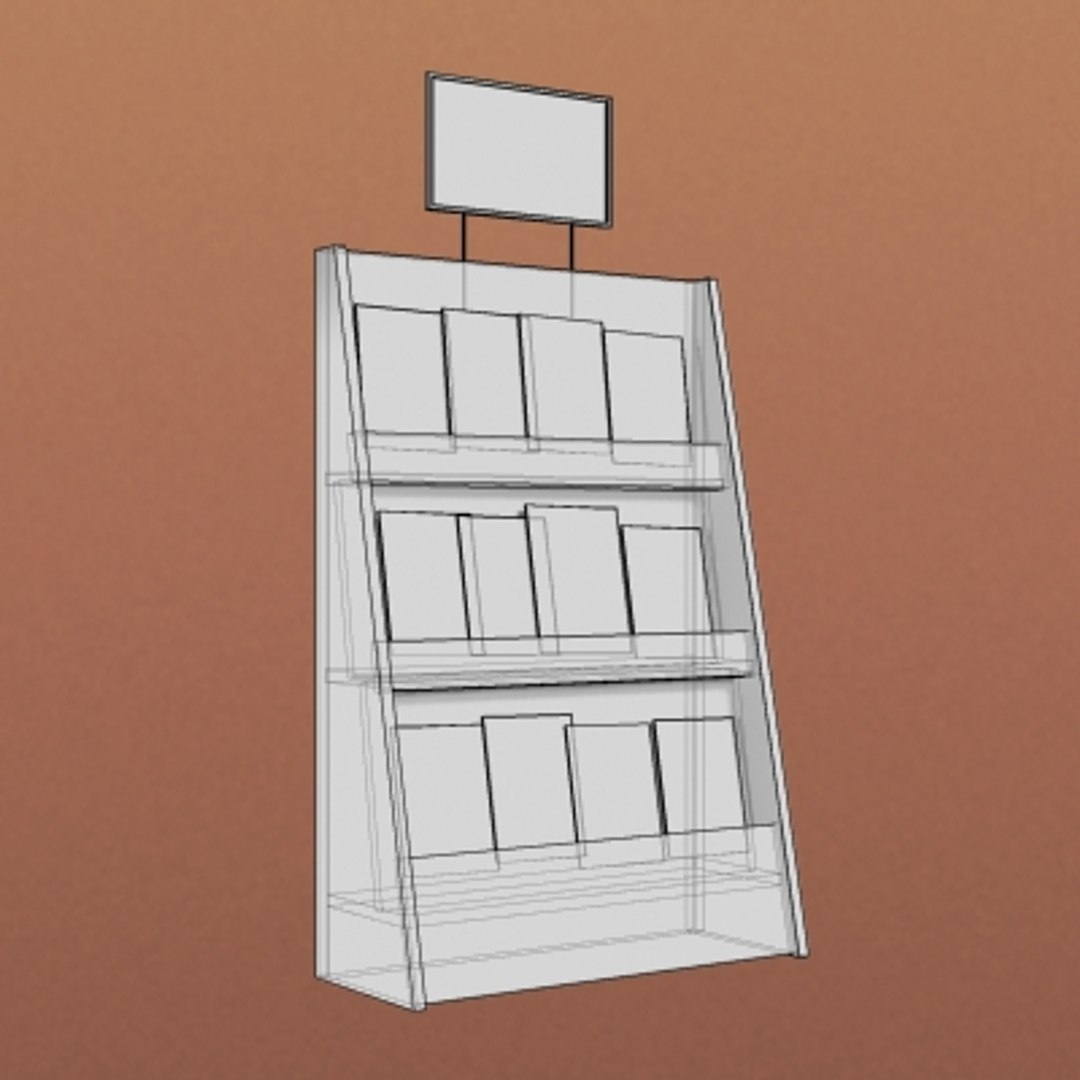 3d Model Magazine Rack