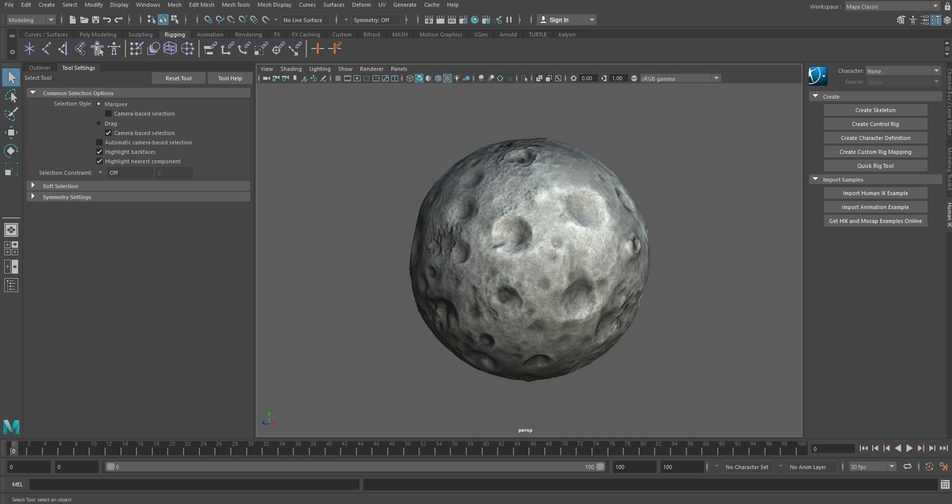 3D Model Cartoon Moon - TurboSquid 1428859
