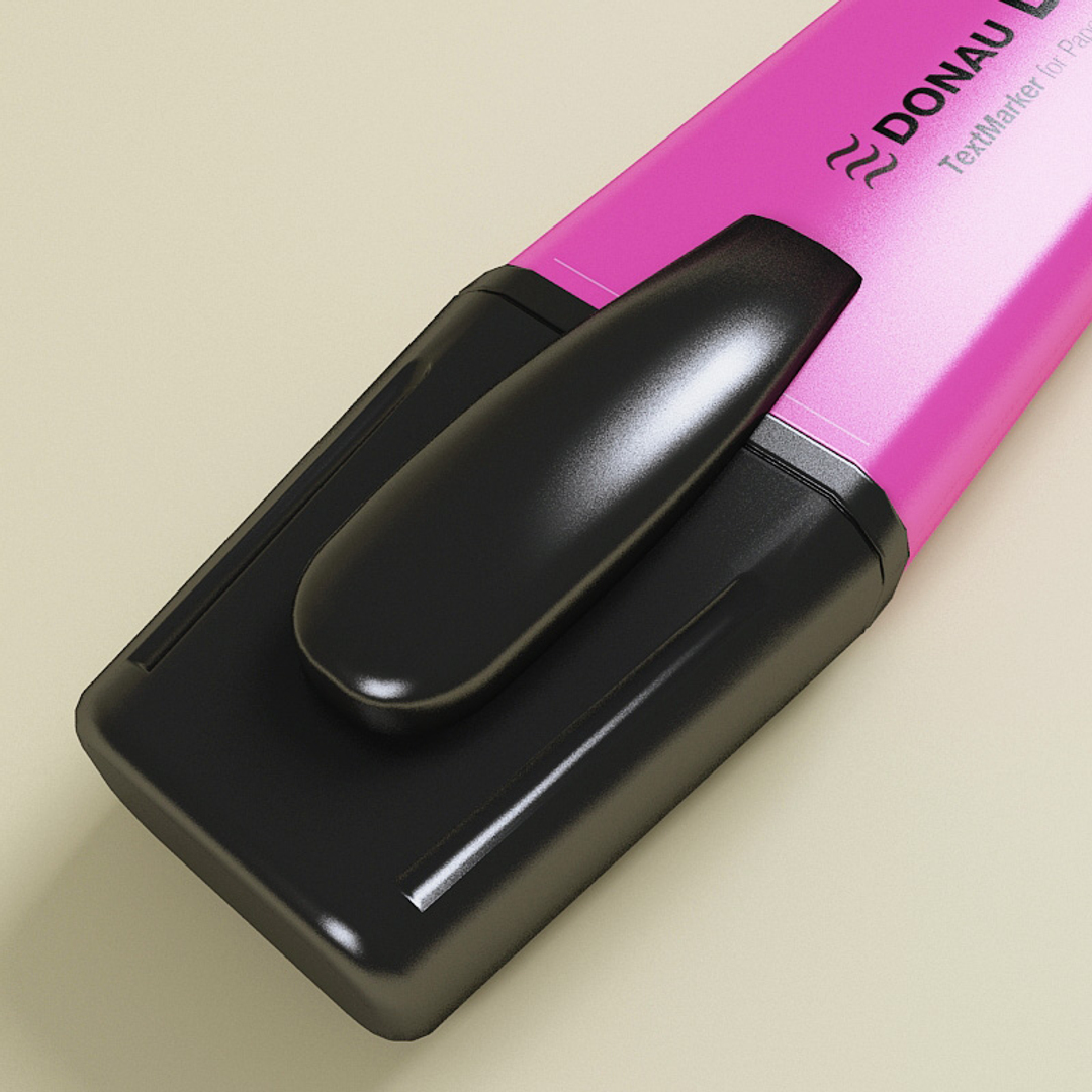 3d model text marker