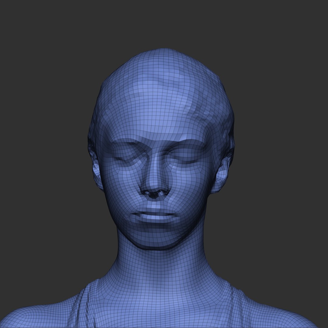 Beautiful Young Woman Meditating 357 3D Model - TurboSquid 1943774