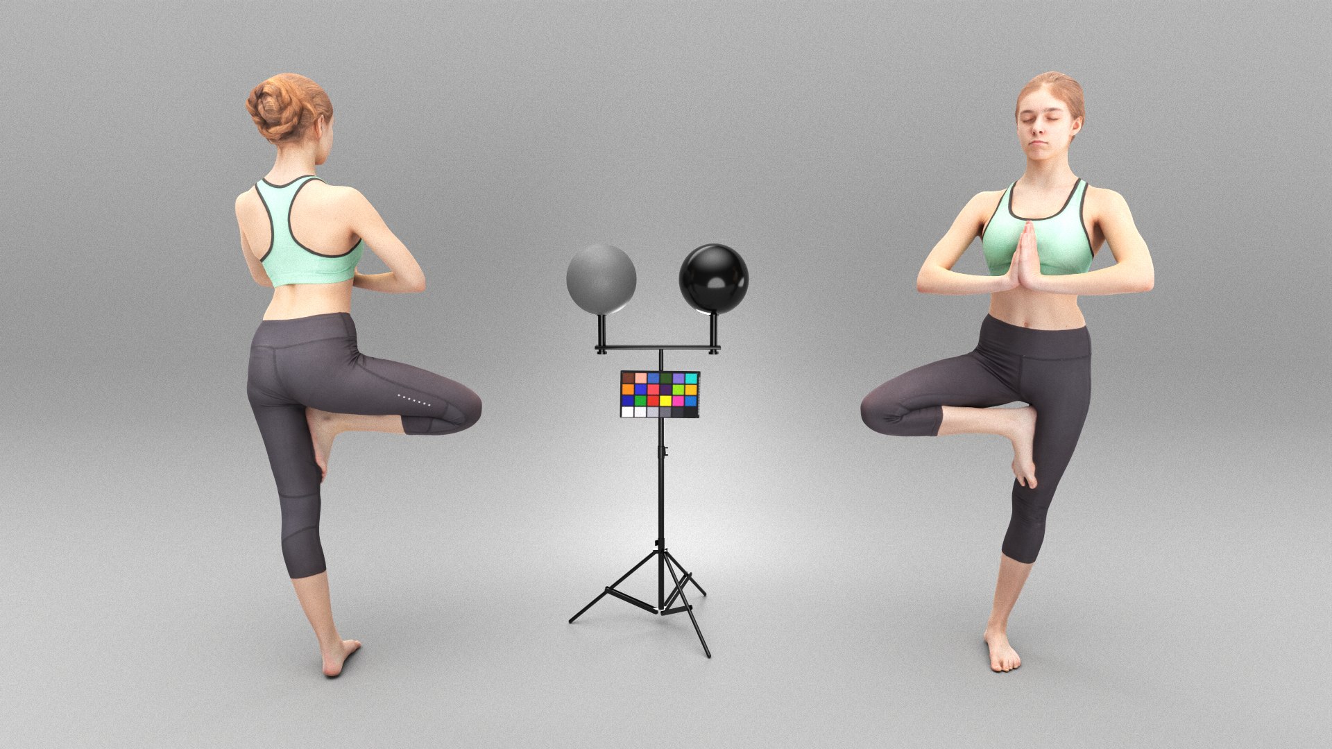 Beautiful Young Woman Meditating 357 3D Model - TurboSquid 1943774