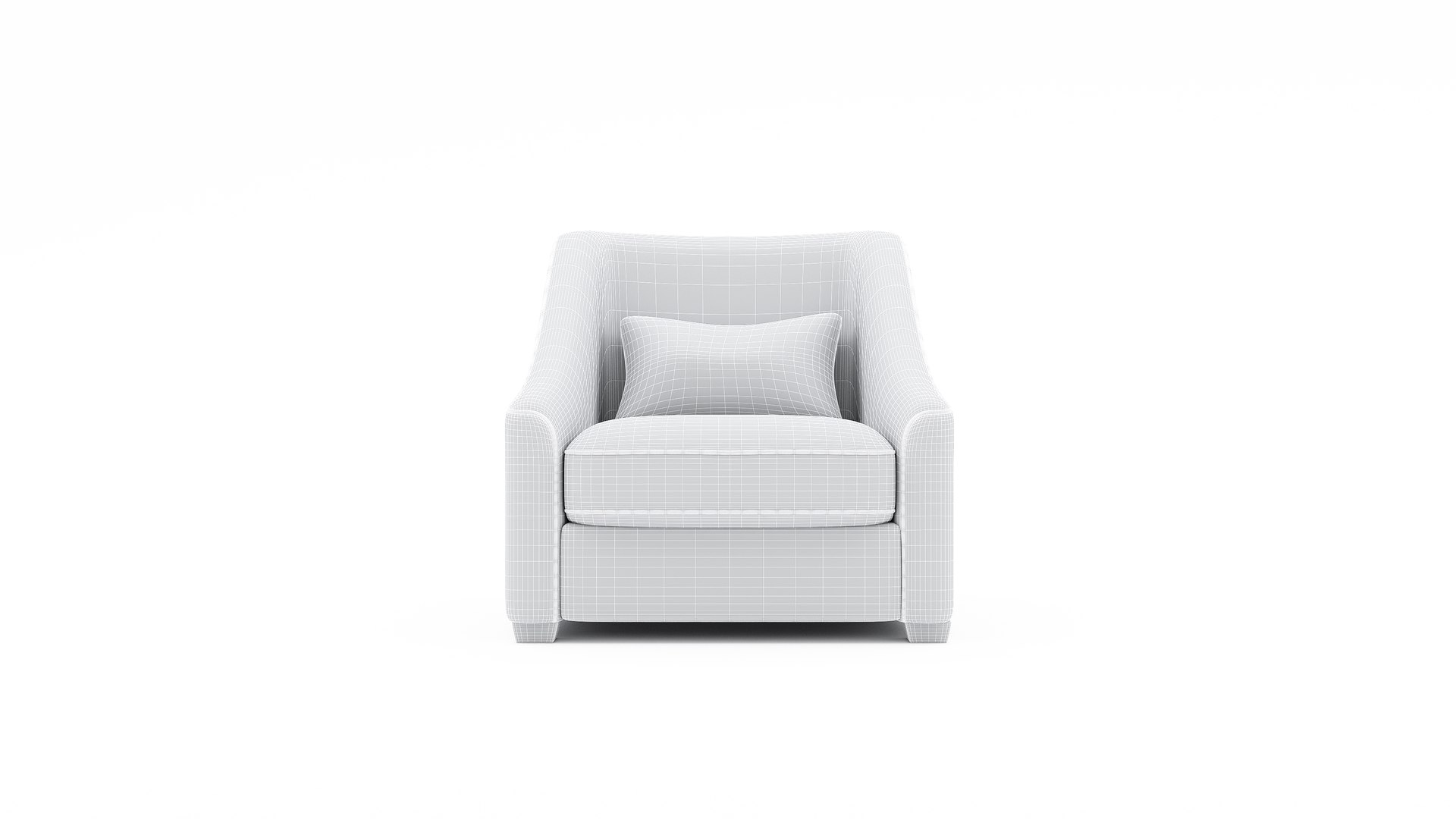 Fabric Chair Haph A 3D Model - TurboSquid 2306521