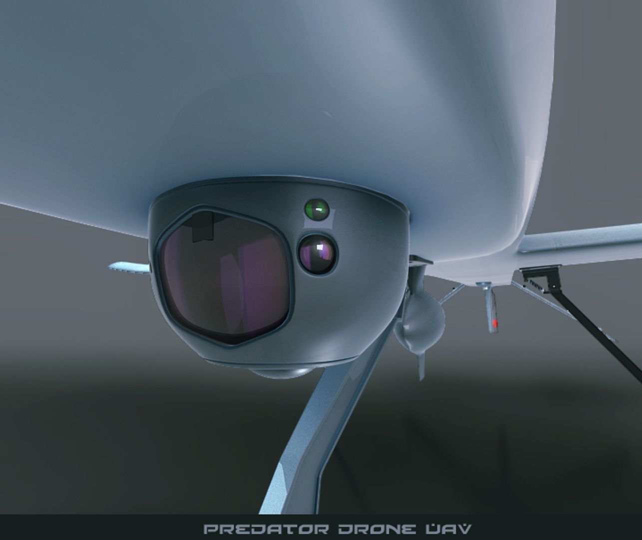 3d predator drone uav