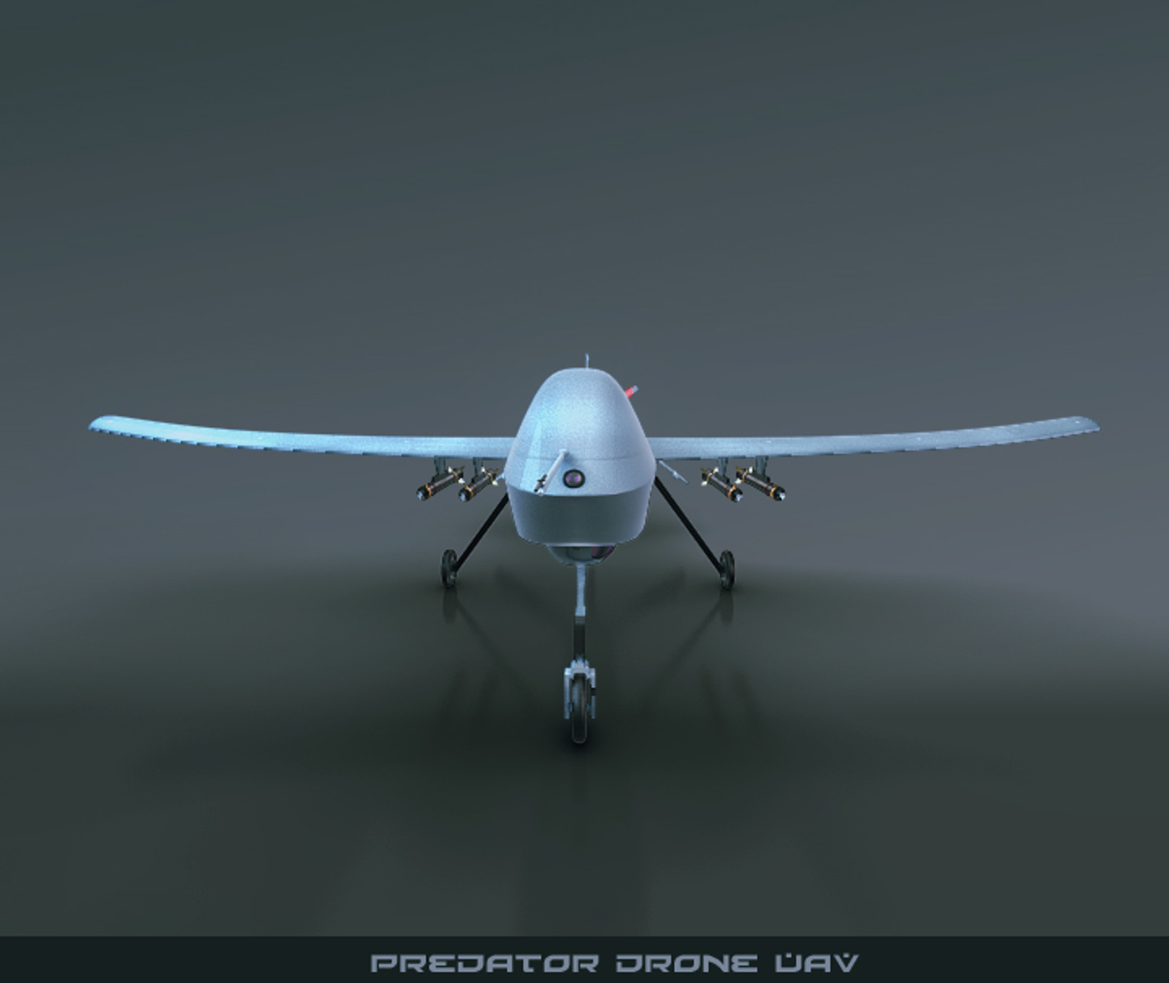 3d predator drone uav