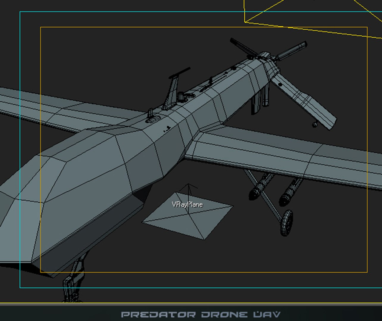 3d Predator Drone Uav